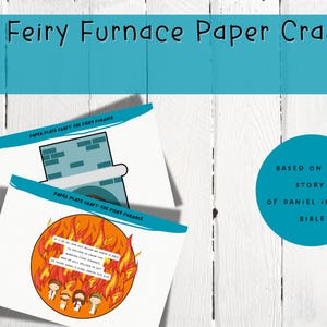 Fiery Furnace Plate Craft, Kids Bible Crafts, Christian Printable, Kids ...