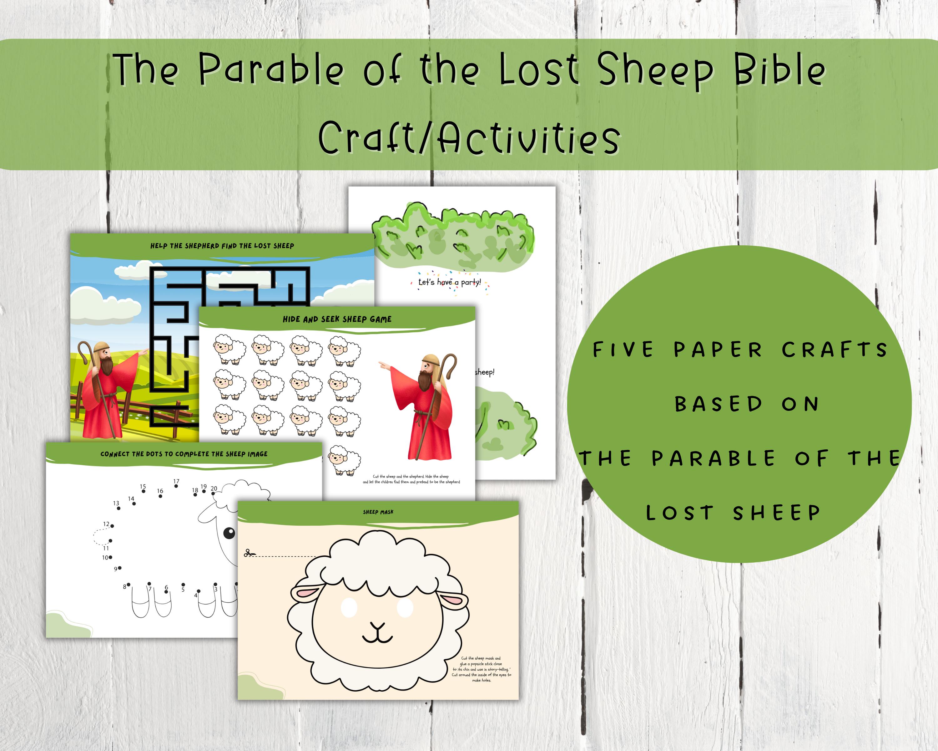 Lost Sheep Craft Printable
