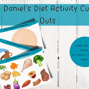 Daniel's Diet Sorting Game: Kids Bible Craft (printable) - Etsy