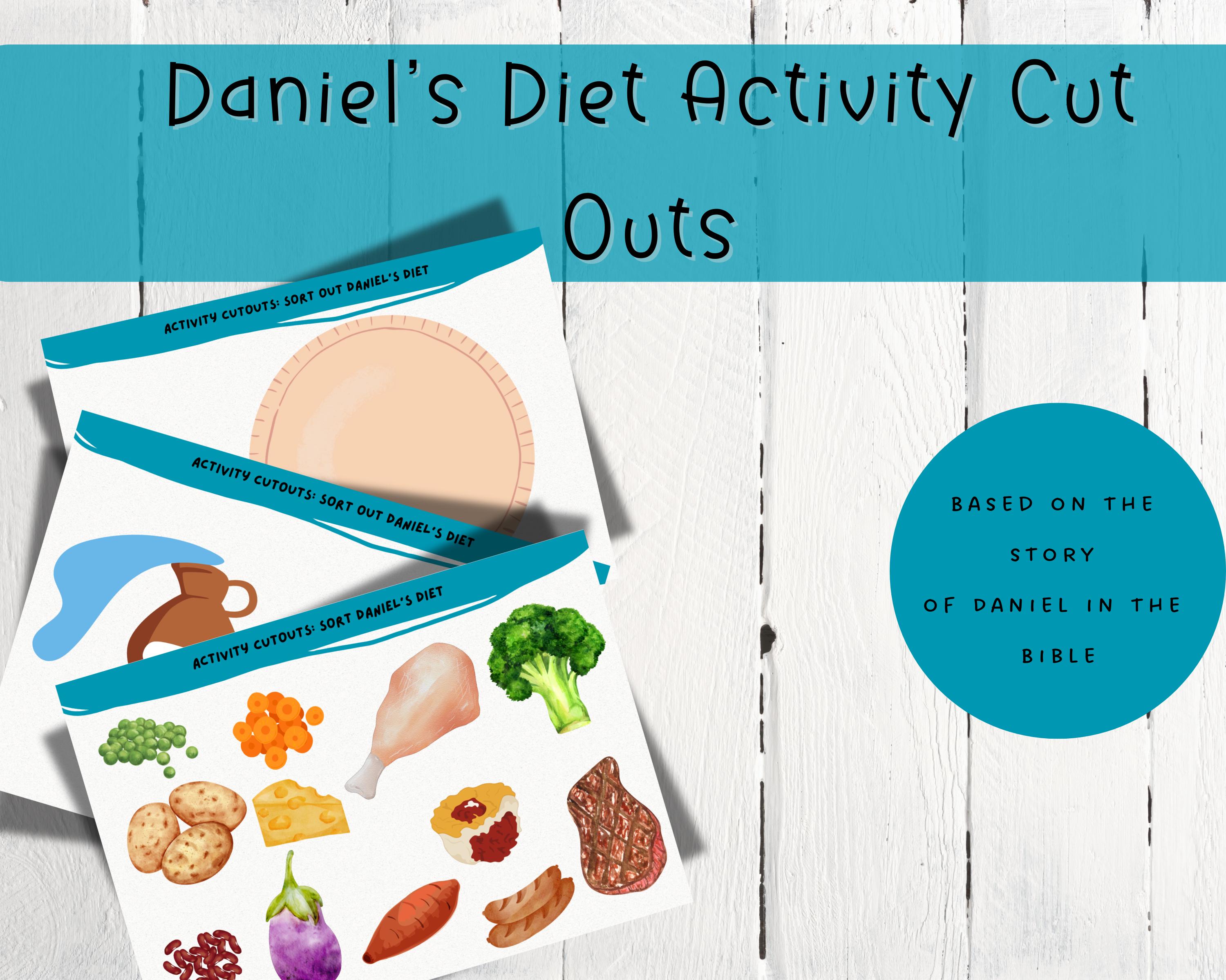 Daniel's Diet Sorting Game: Kids Bible Craft (printable) - Etsy