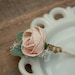 Blush Pink Boutonniere, Grooms Flower, Pin on Sola Wood Flower, Blush ...