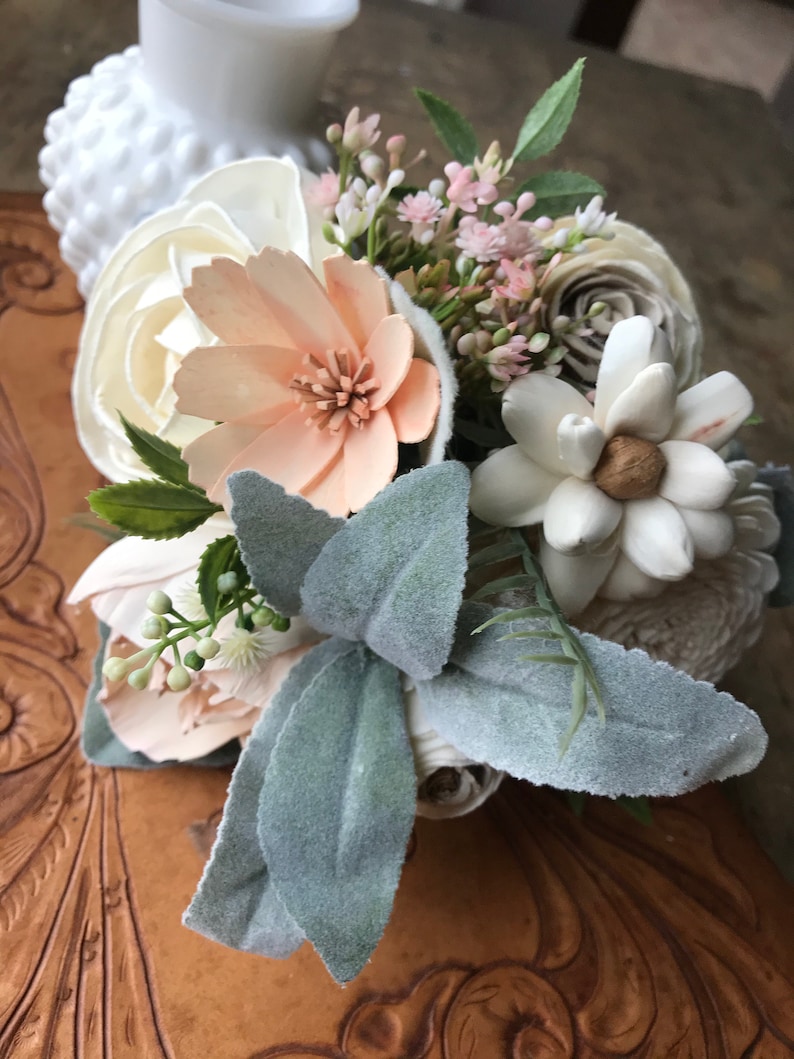 Wood Flower Bouquet, Sola Wood Flower Centerpiece, Mother's Day, Home ...