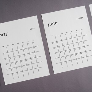 Printable Calendar Monthly 2024-2025 | Annual Calendar | MAY 2024 - MAY ...