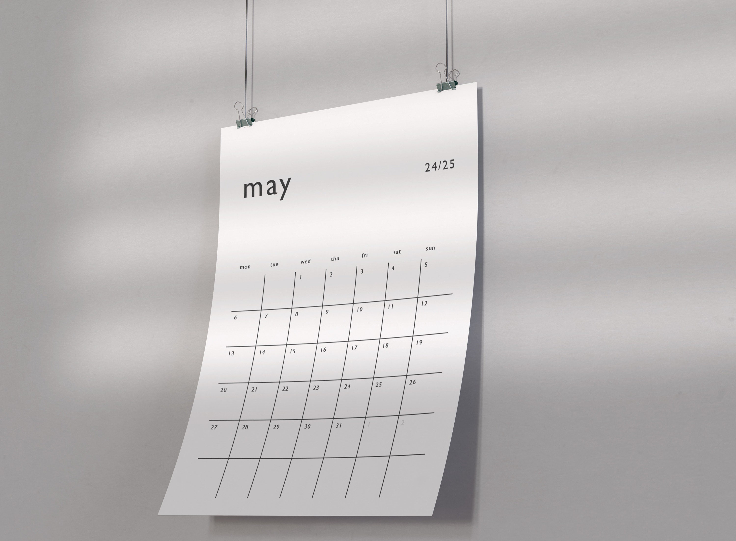 Printable Calendar Monthly 2024-2025 | Annual Calendar | MAY 2024 - MAY ...