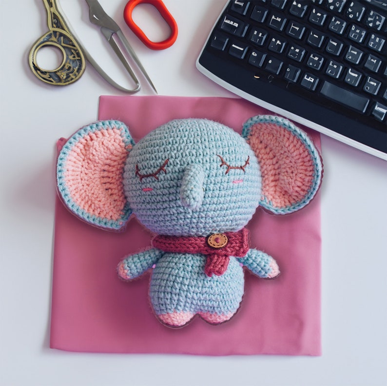 Crochet PATTERN Abba the Elephant, Amigurumi Tutorial PDF in English ...
