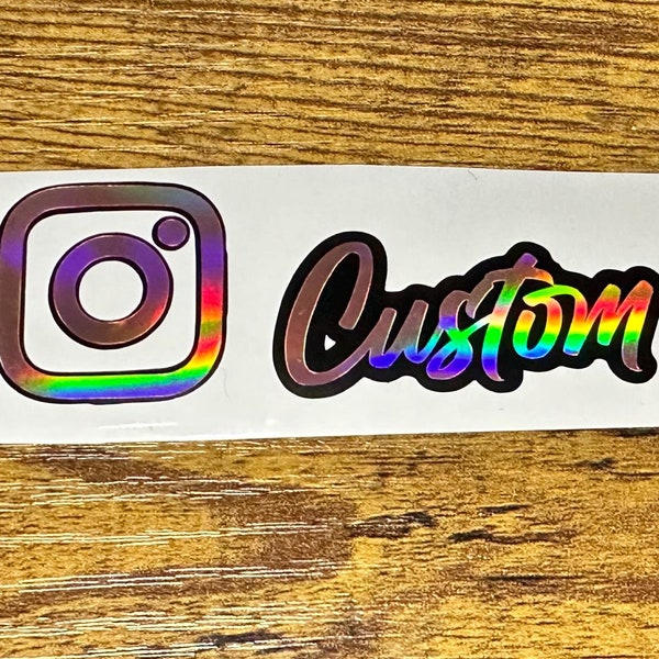 Instagram Car Decal - Etsy