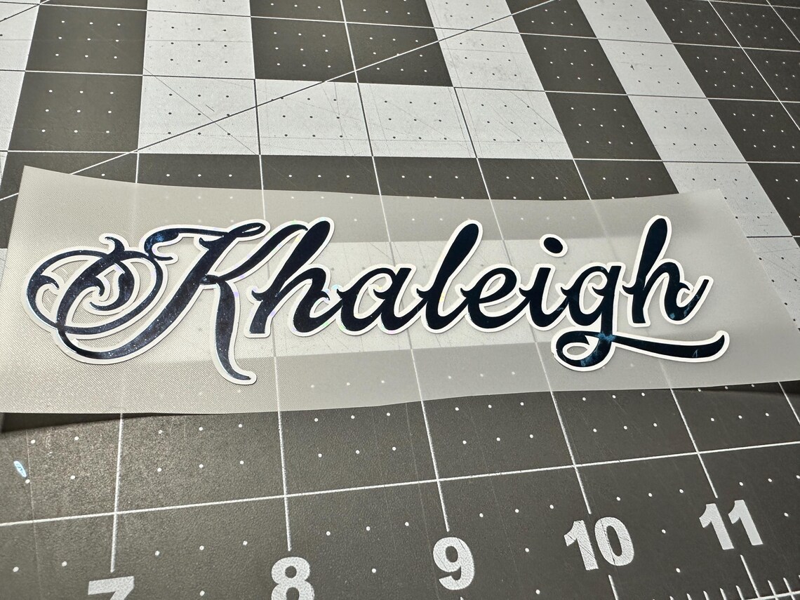 Custom Tattoo Style Name Sticker: Handmade Vinyl Decal - Etsy