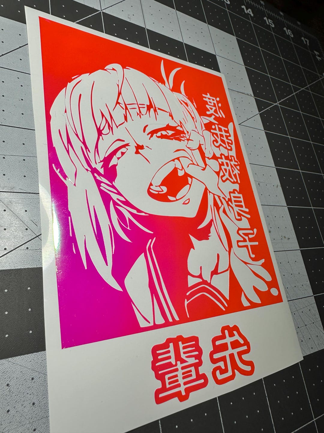 Anime Vinyl Decal Sticker- Anime Girl- Vampire - Car Window Laptop ...