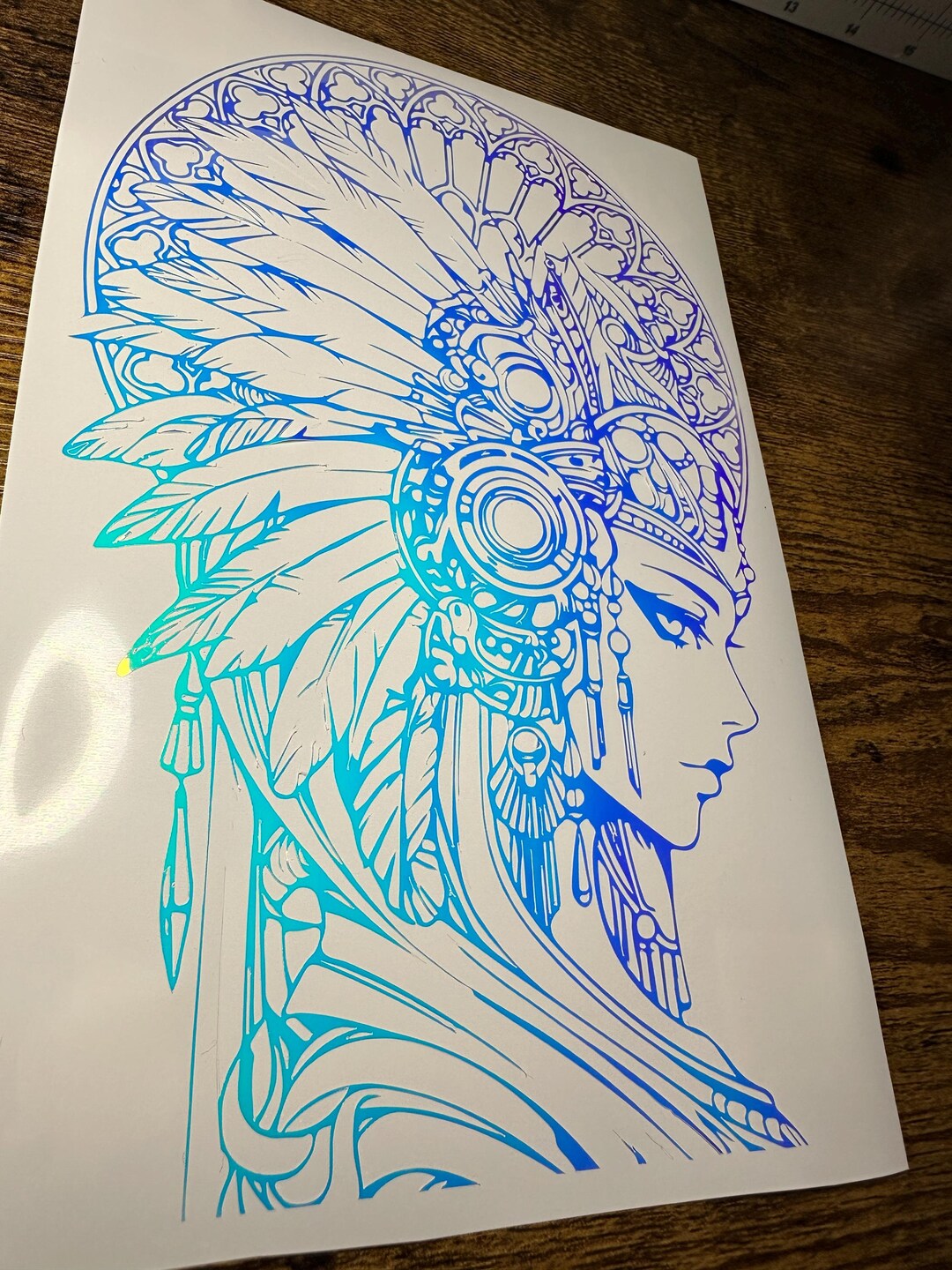 Mayan Aztec Warrior Princess Vinyl Decal Sticker - Etsy