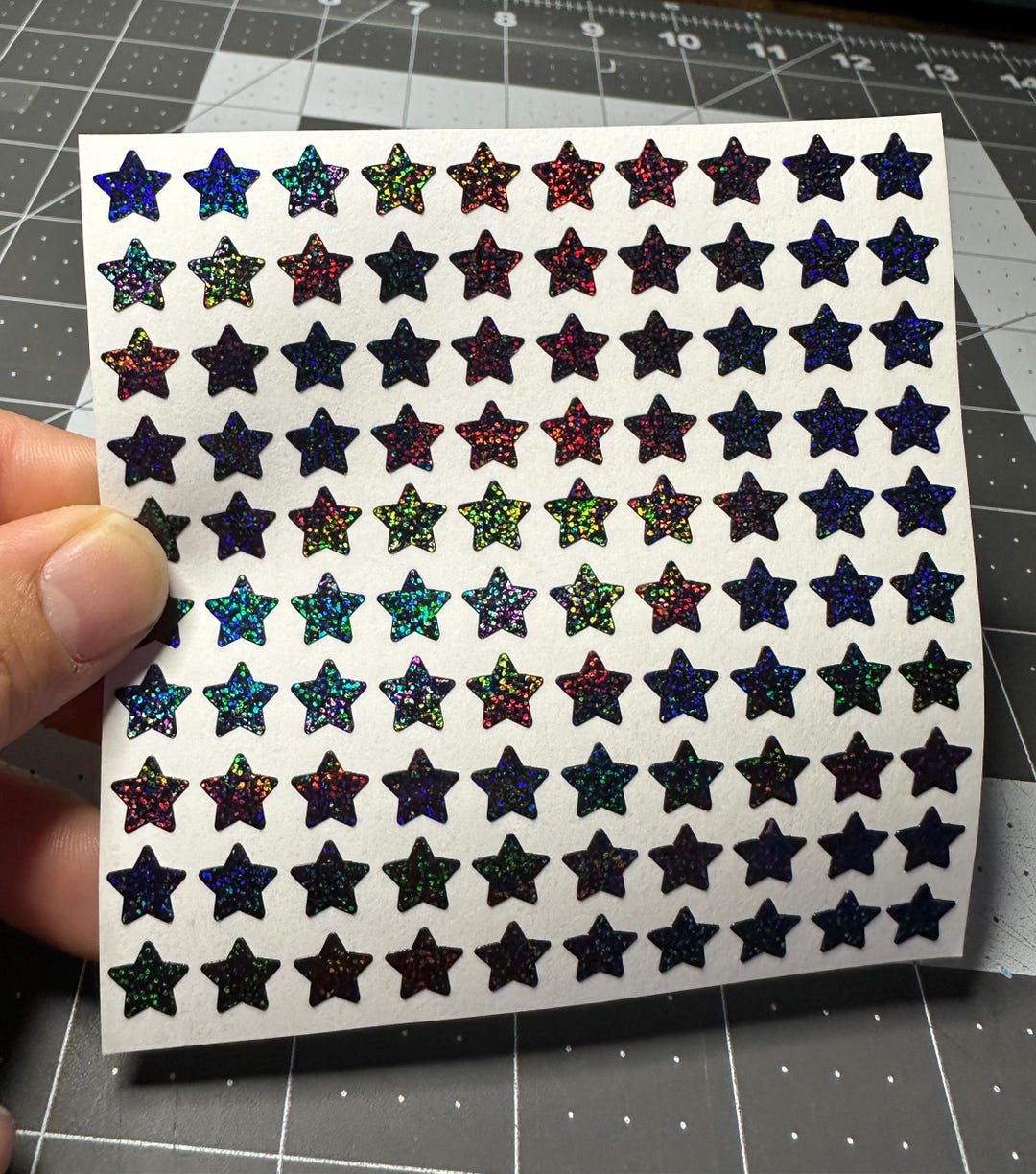 Tiny Stars Vinyl Stickers - Bubble Stars- Star Sheet- Many Color ...