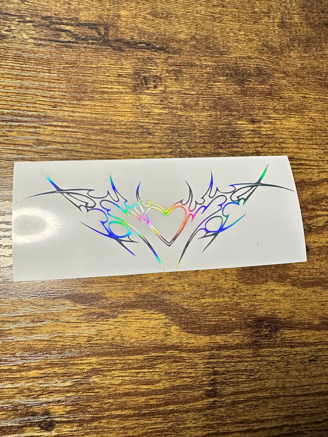 Car Tramp Stamp Heart Barbwire Decal Sticker- Style # 1 - Car Window ...