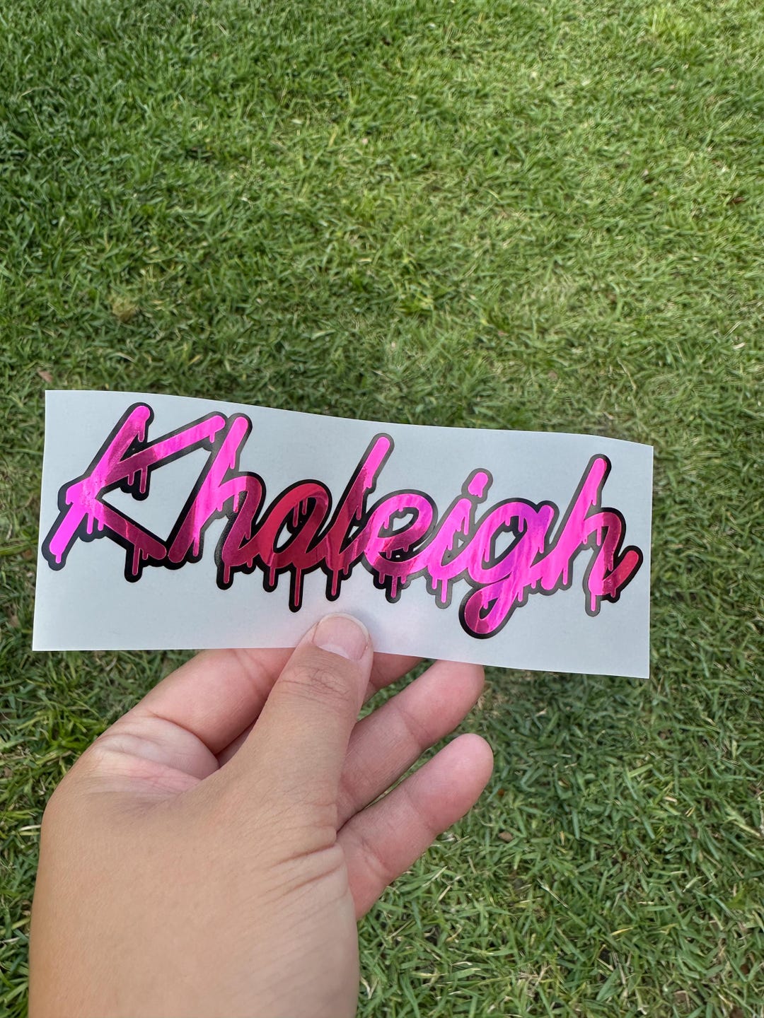 Dripping Custom Name Vinyl Decal: Laptop, Car, Tumbler Sticker - Etsy
