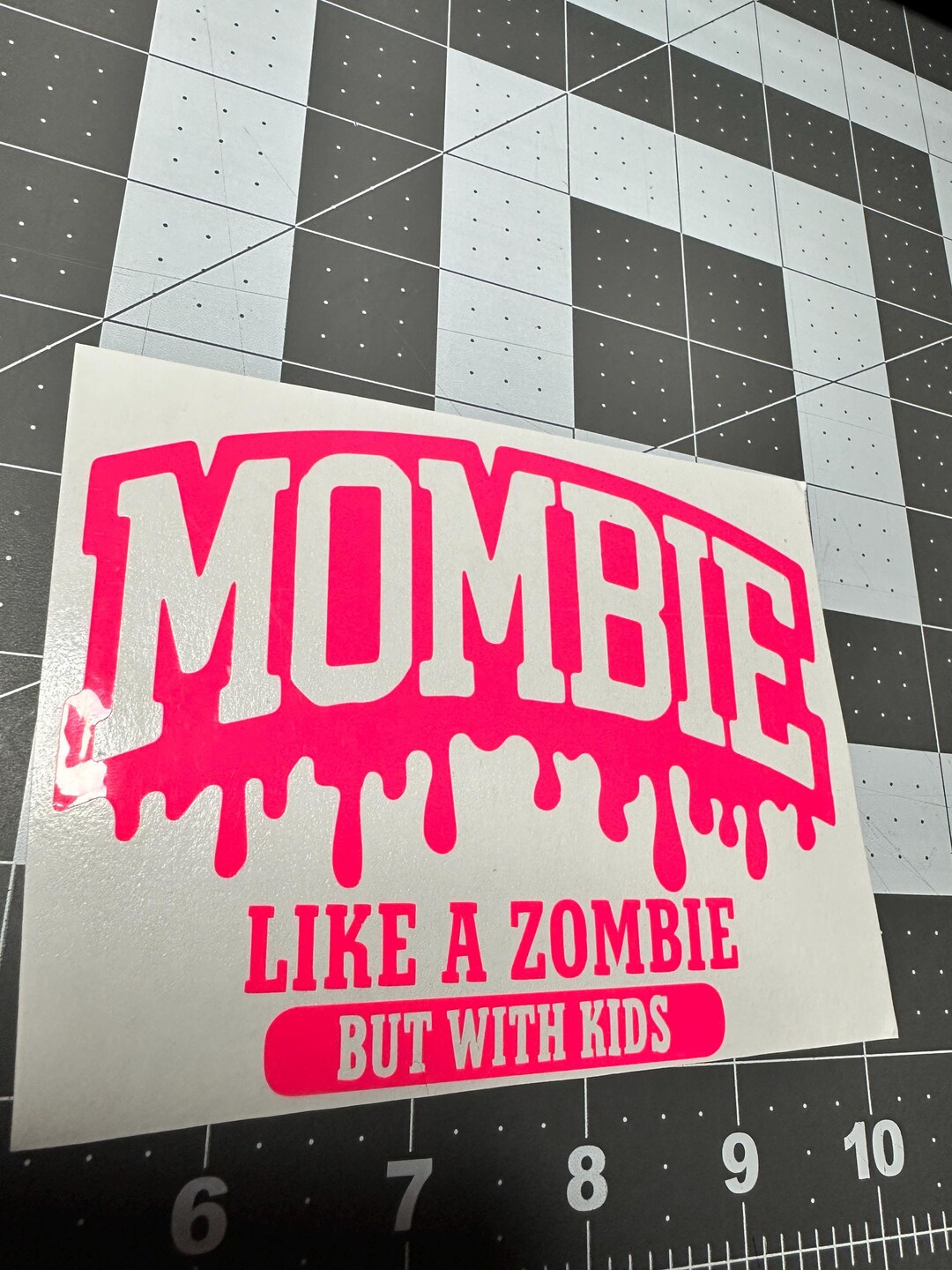 Mom Vinyl Decal Sticker- Mombie Decal - Funny Decal - Car Window Laptop ...