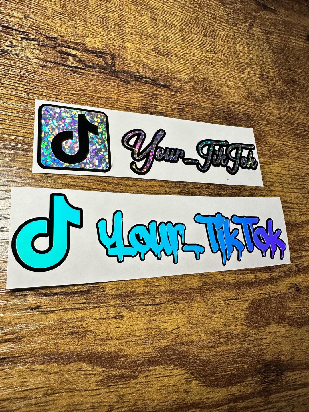 Social Media Custom Tiktok Tag Custom Decal Sticker- Customtag- Social ...