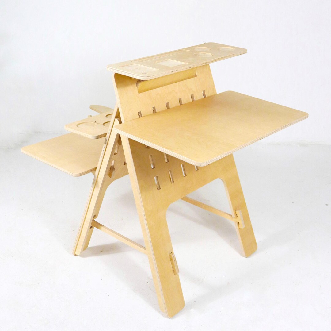 Two-sided Table Kids Folding Double Easel Personalized Custom Gift for ...