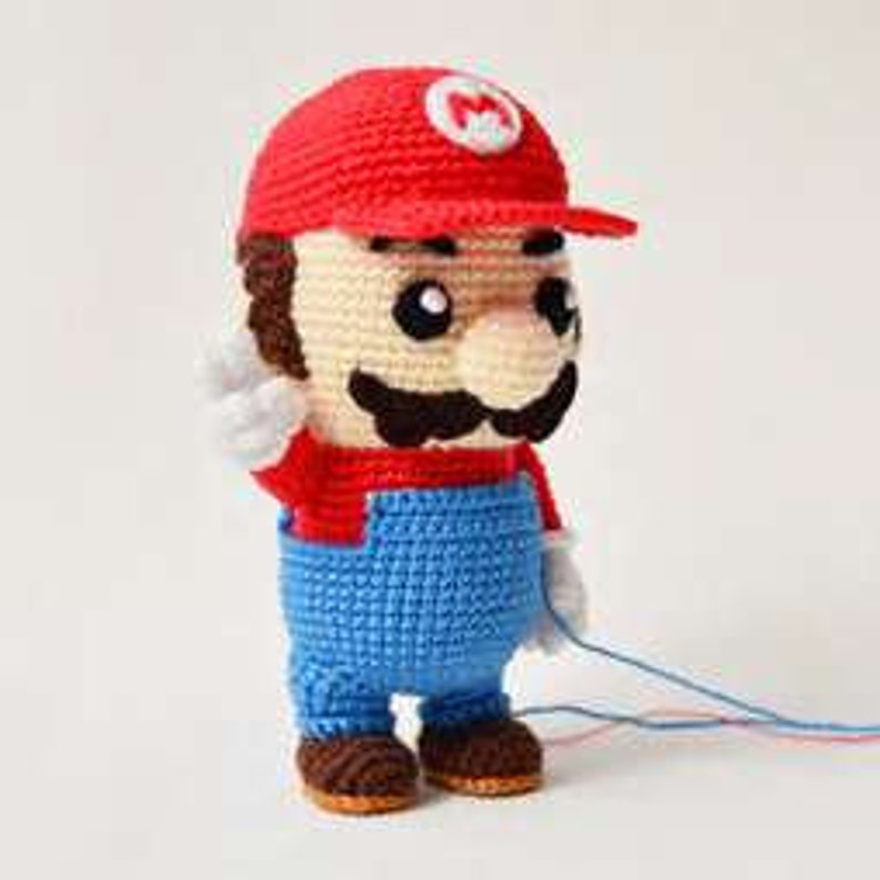 Amigurumi Mario Plumber Crochet Pattern Bundle, ENGLISH, Instant ...