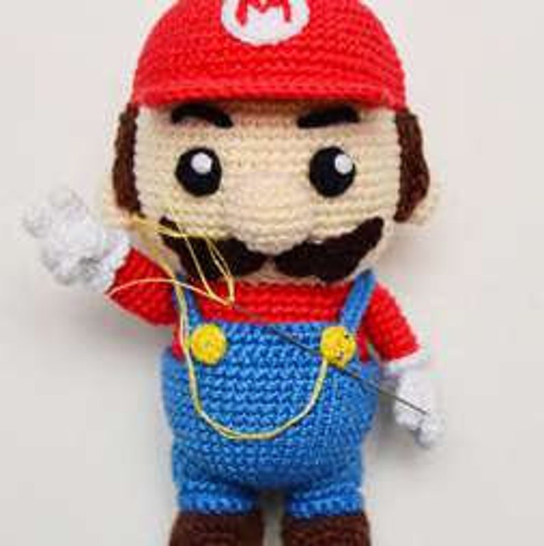 Amigurumi Mario Plumber Crochet Pattern Bundle, ENGLISH, Instant ...