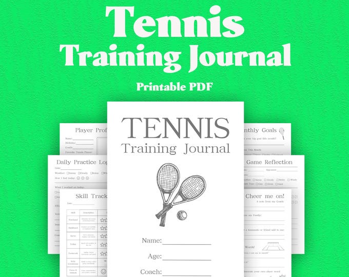 The Functional Tennis Practice Journal - A Framework to Help You Get ...