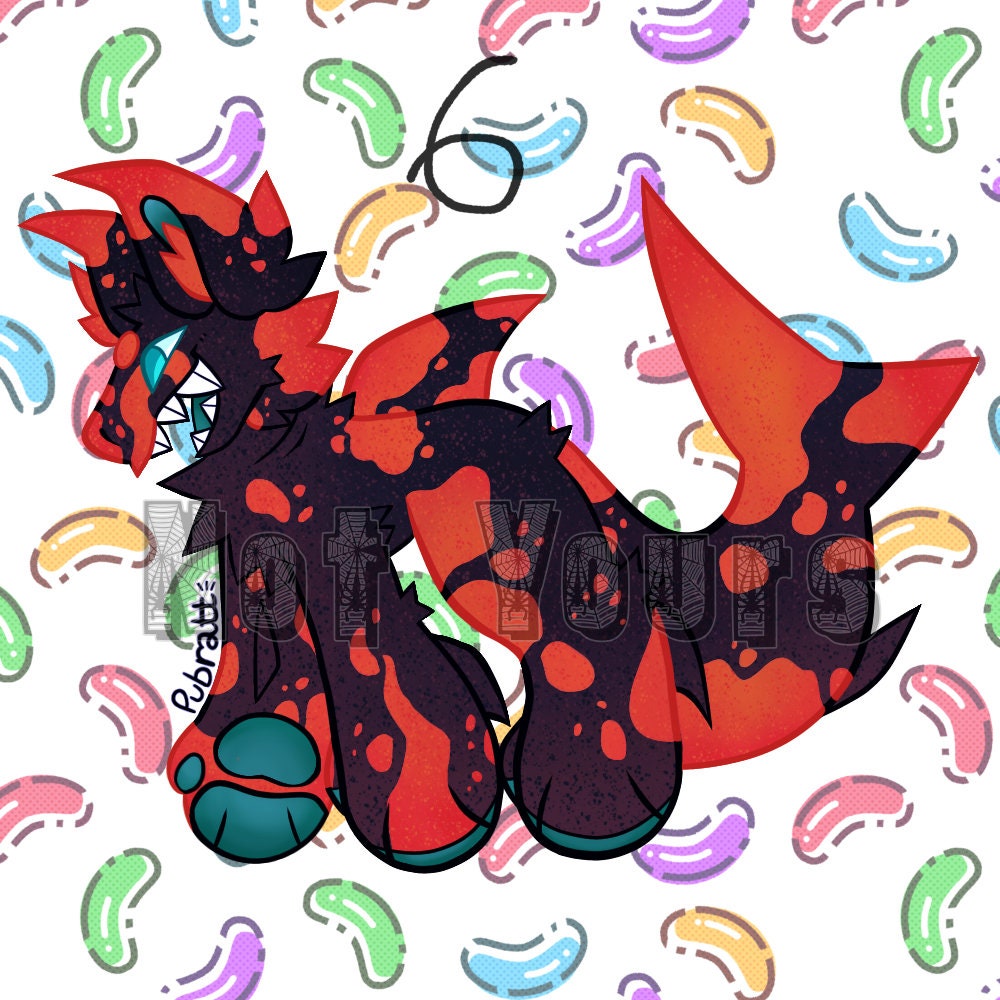 Koi Fish Inspired Feral Shark Dog Furry Adoptables - Etsy