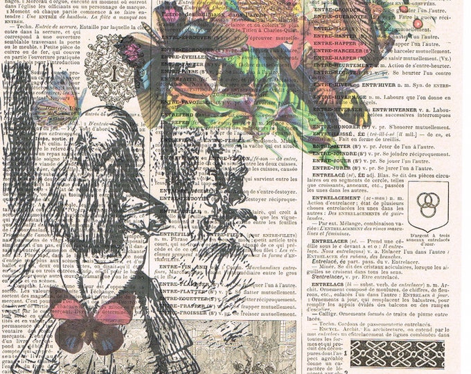 Alice in Wonderlandbutterflies.antique French Book - Etsy