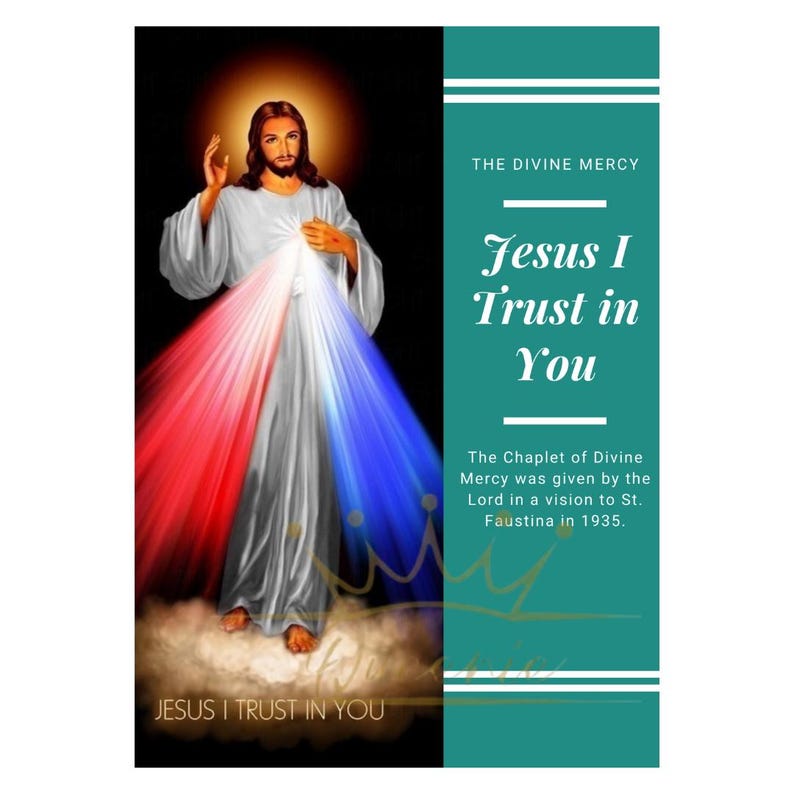 The Divine Mercy Devotion/printable Divine Mercy Prayer/prayer Digital ...