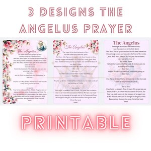 Printable the Angelus Prayer I Downloadable the Angelus Prayer I ...