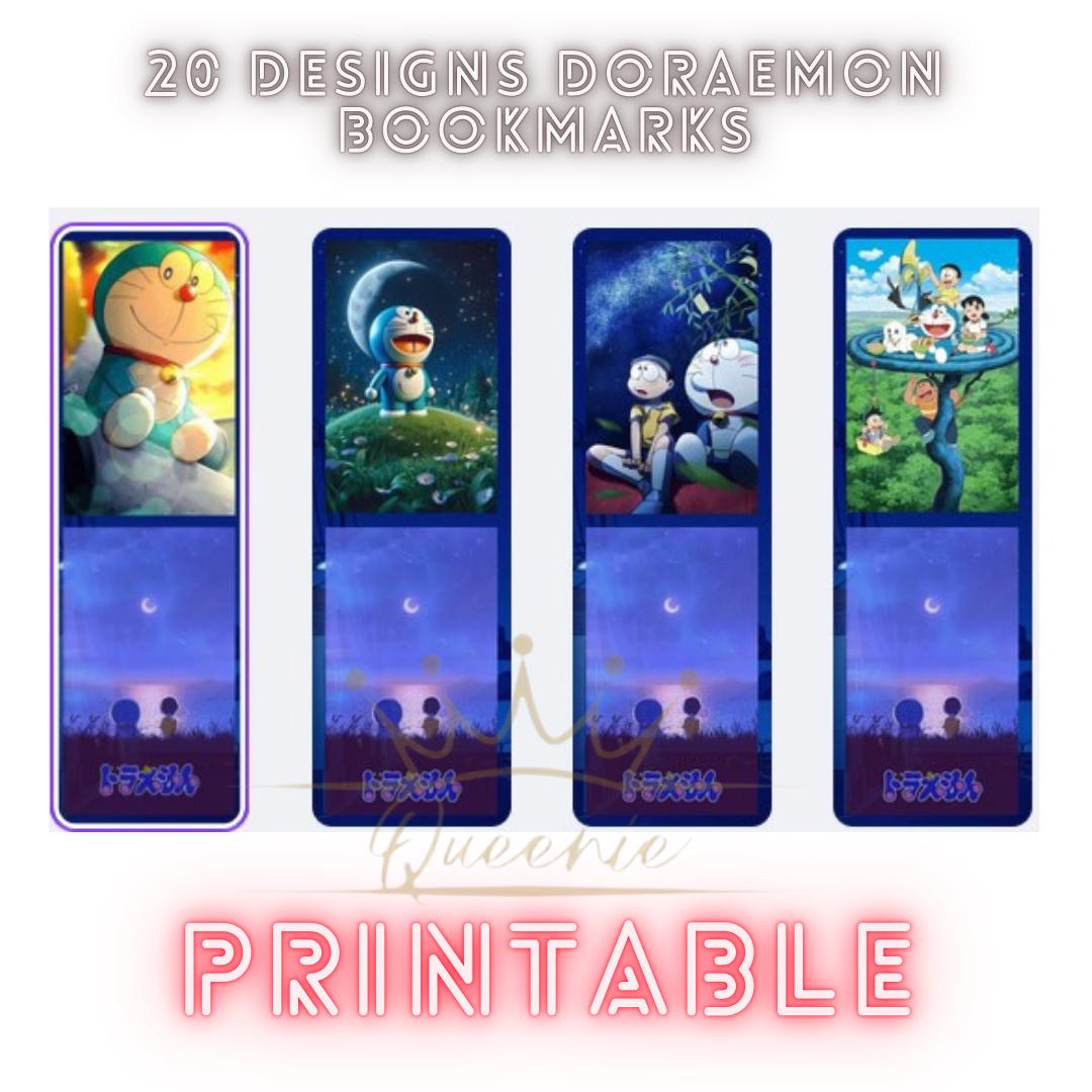 Printable Doraemon Series Bookmarks I 20 Designs Doraemonドラえもん ...