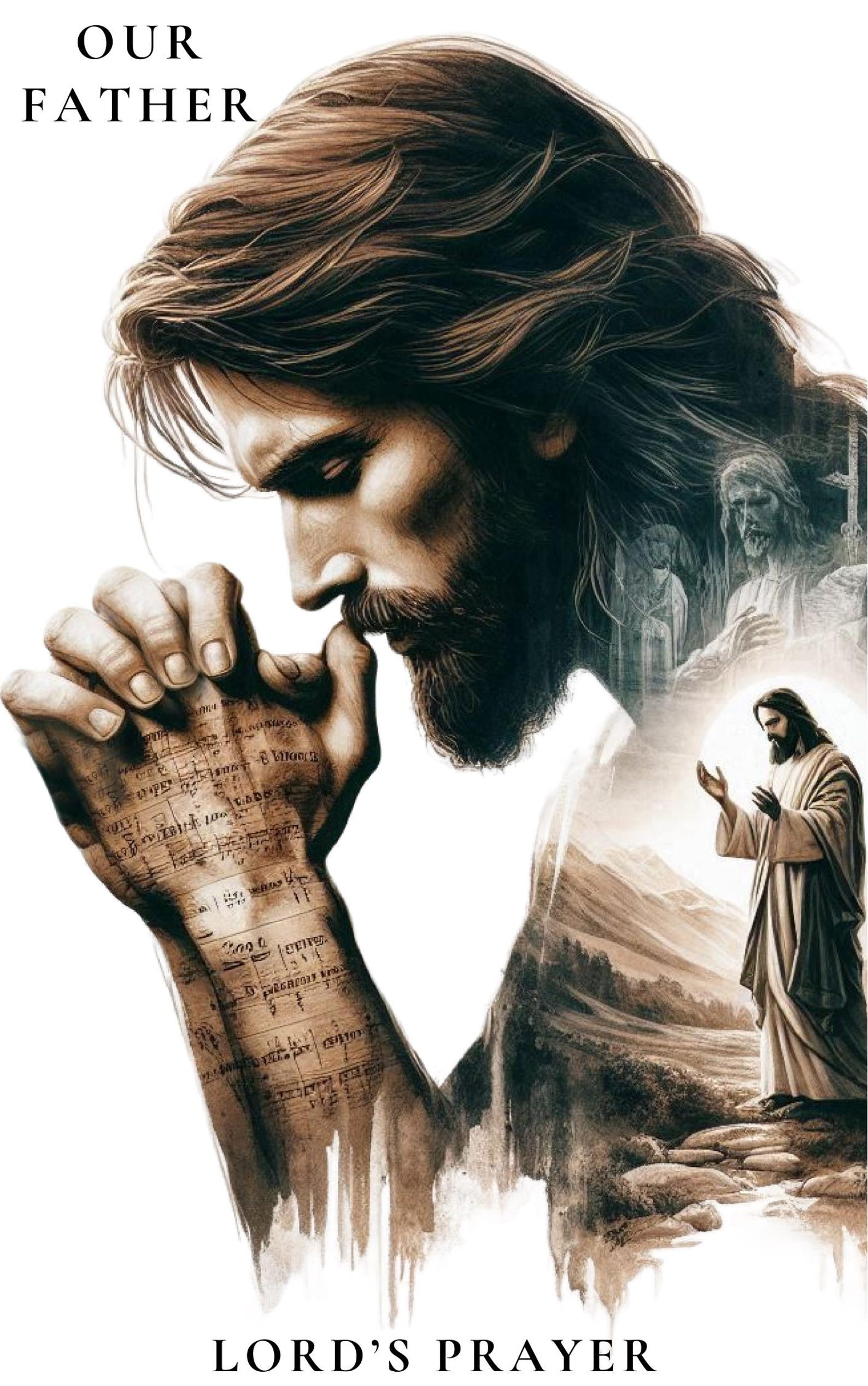 Printable Prayer Card I Digital Download the Lord's Prayer I Catholic ...