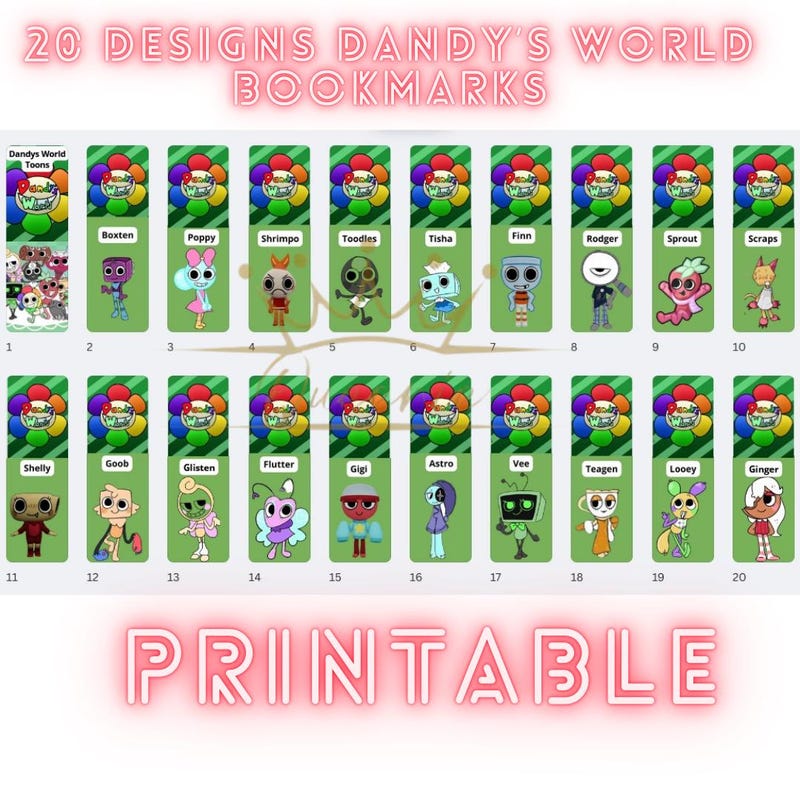 Dandy World Posters - Etsy UK