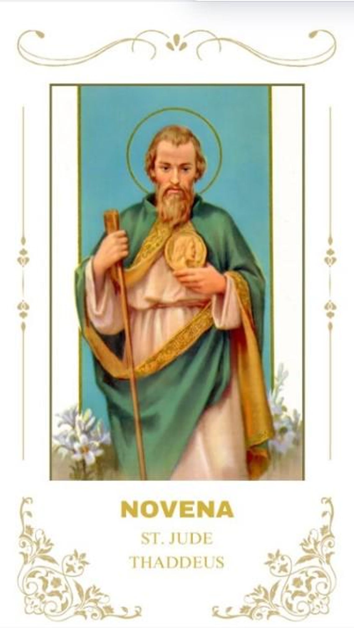 Printable St Jude Devotion/printable Saint Jude Prayer/prayer Card ...