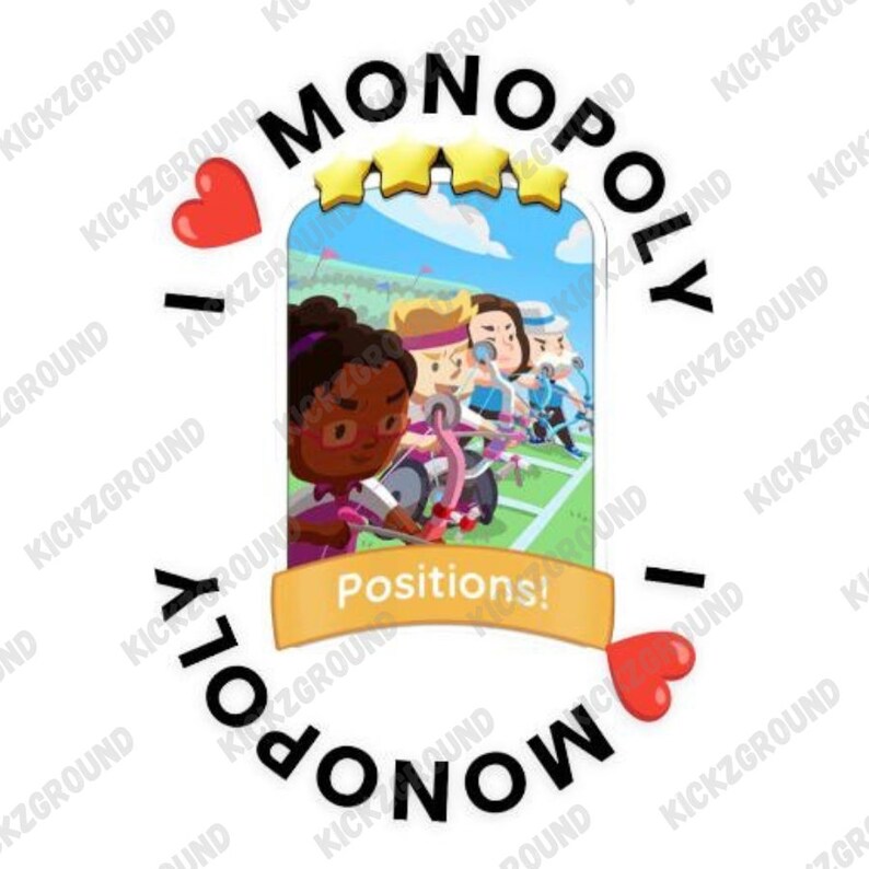 Positions Digital Sticker - Etsy