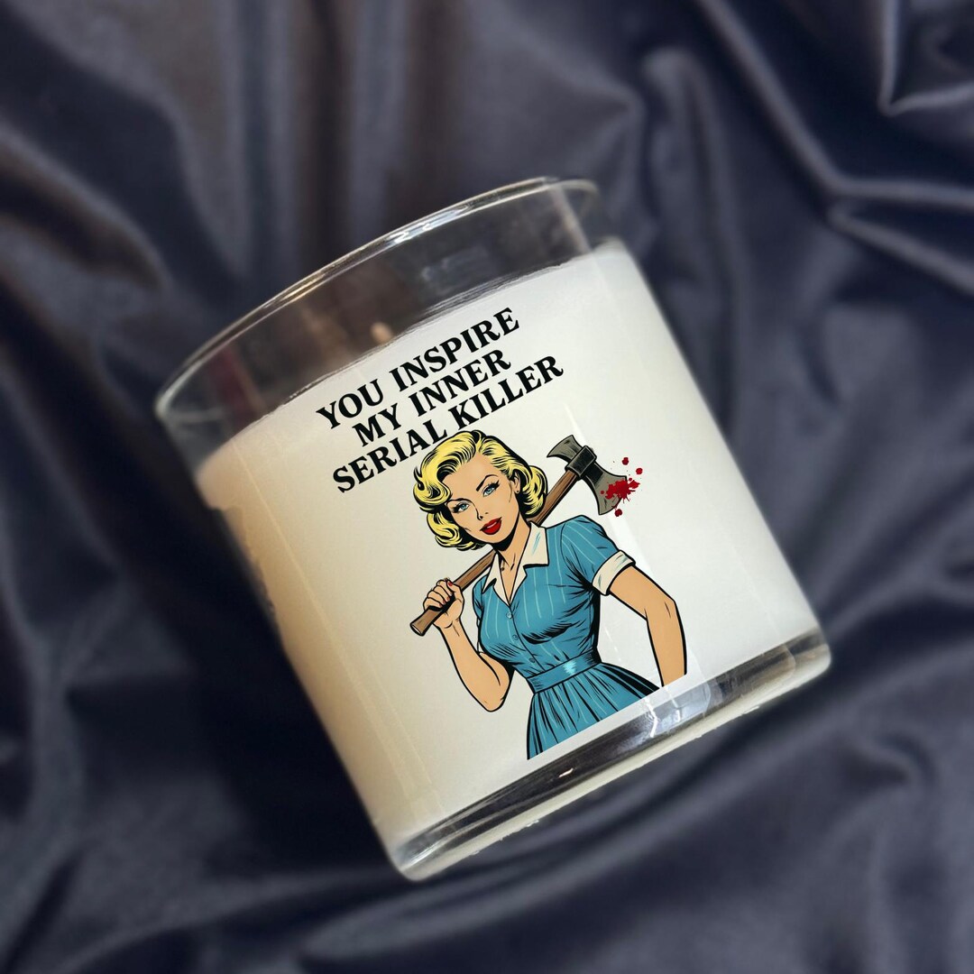 Dark Humor | Pin up Women | Dark Humor Gifts | Scented Unique Soy ...