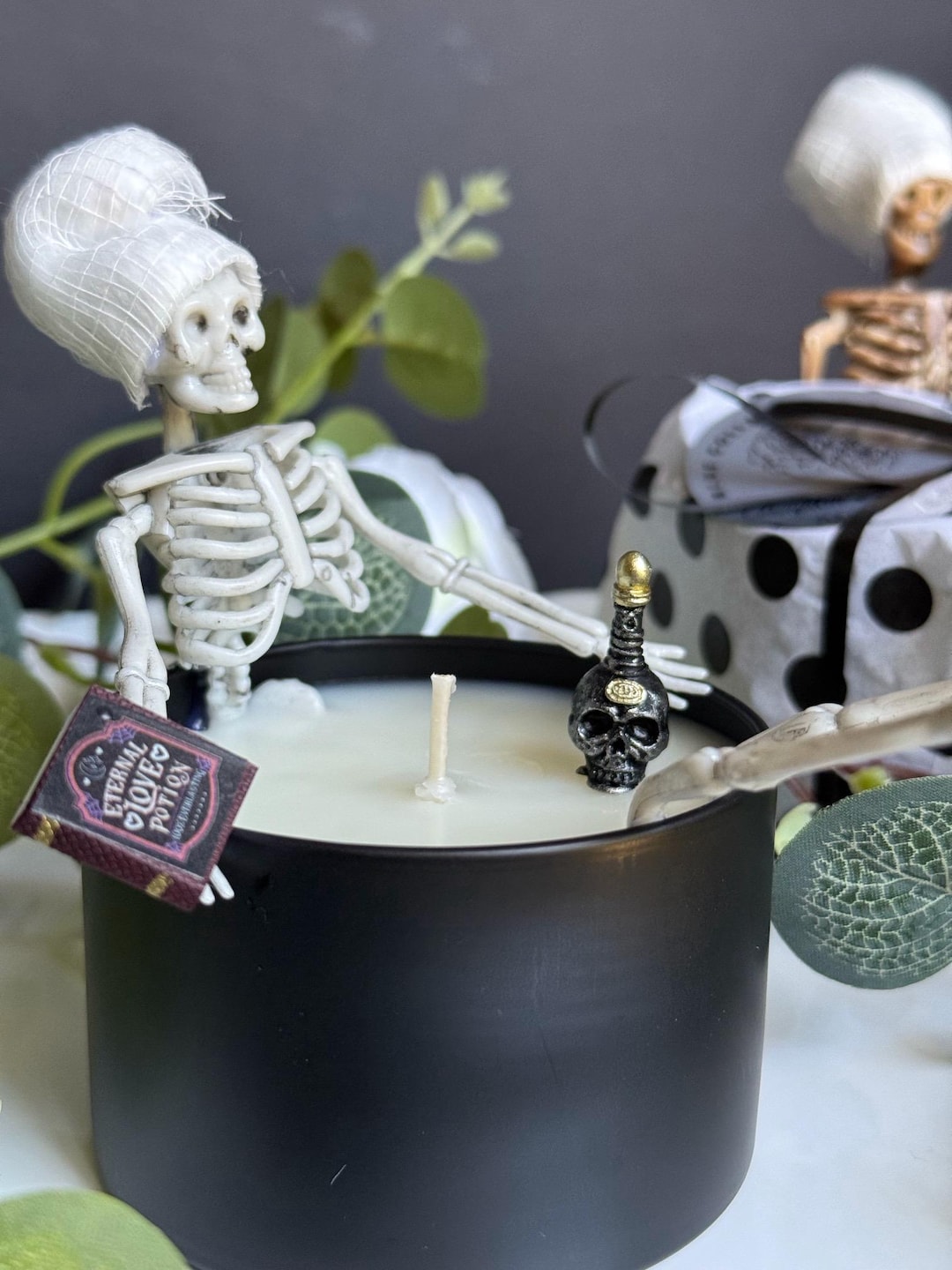 Skeleton Candle Bath | Halloween Candles | Halloween Decor | Soy Candle ...
