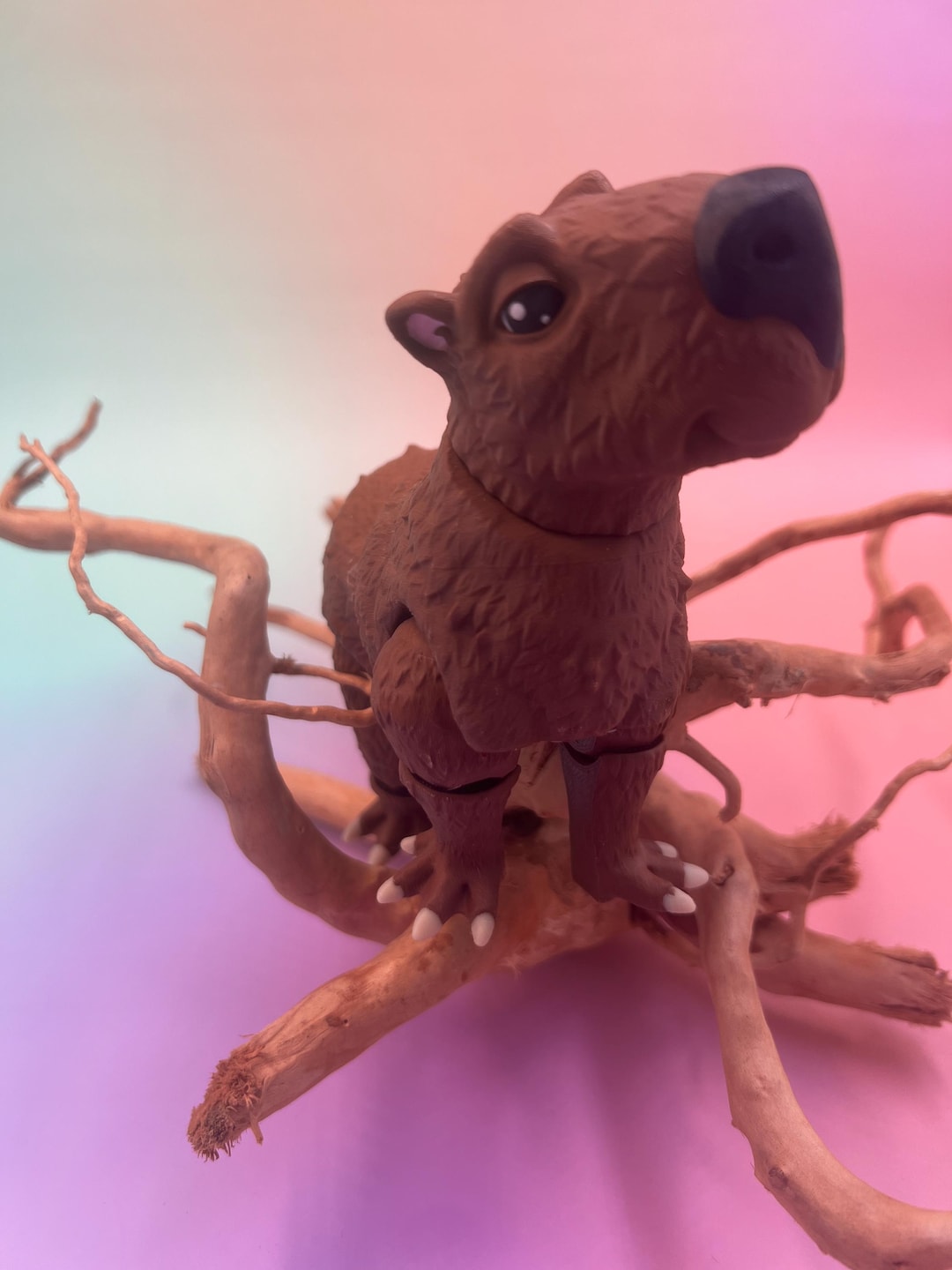 3D Printed Articulated Capybara Animal Fidget Sensory Autism Friendly ...