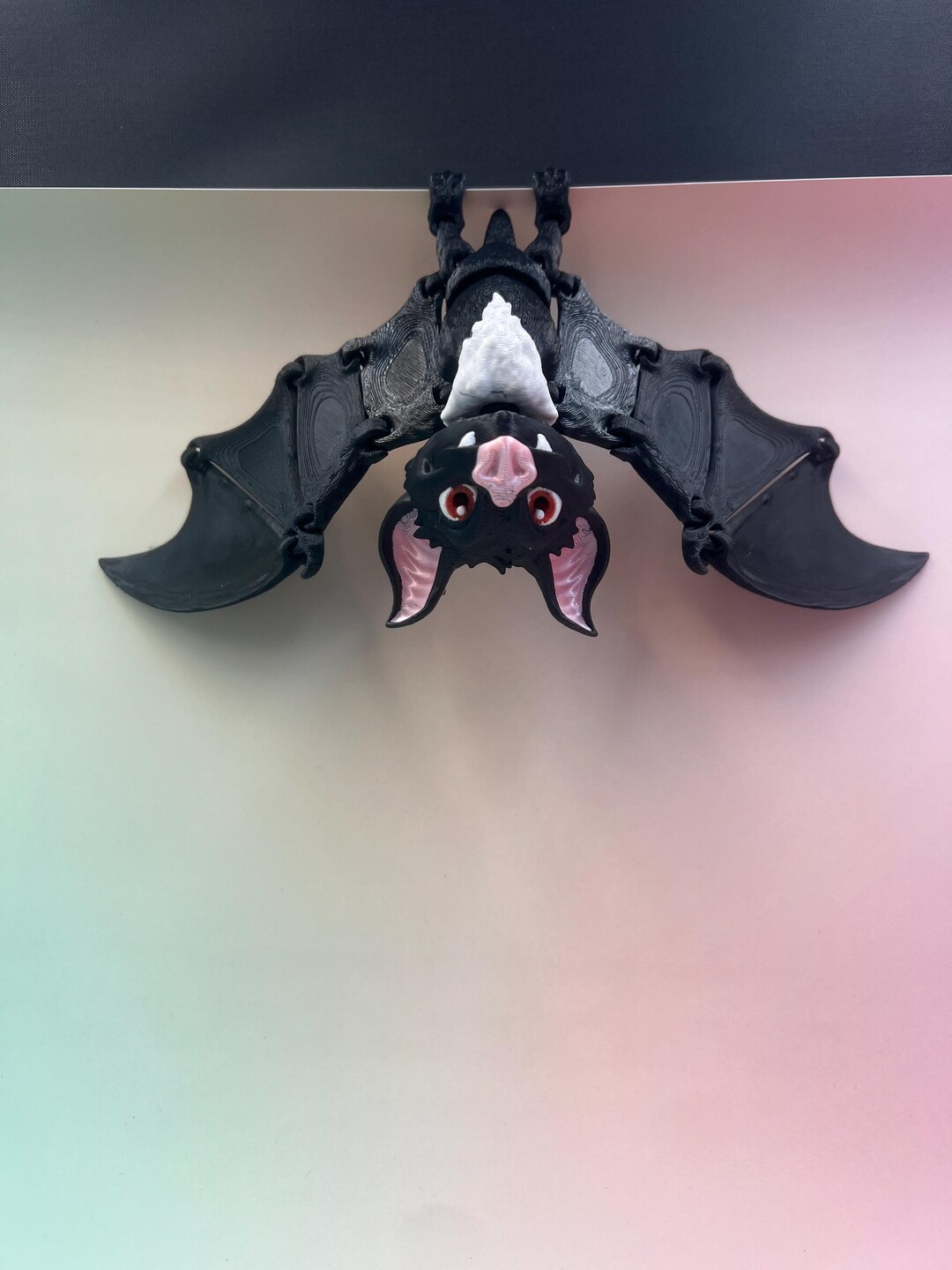3D Printed Articulated Black Bat: Sensory Fidget Toy - Etsy