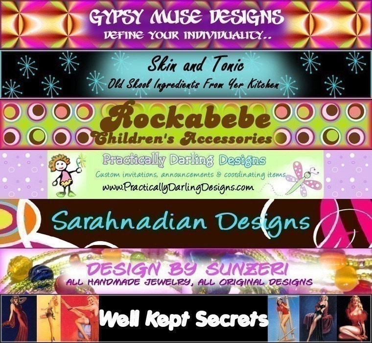 Custom Etsy Banner Design W 1 Round of Unlimited Edits - Etsy Shop ...