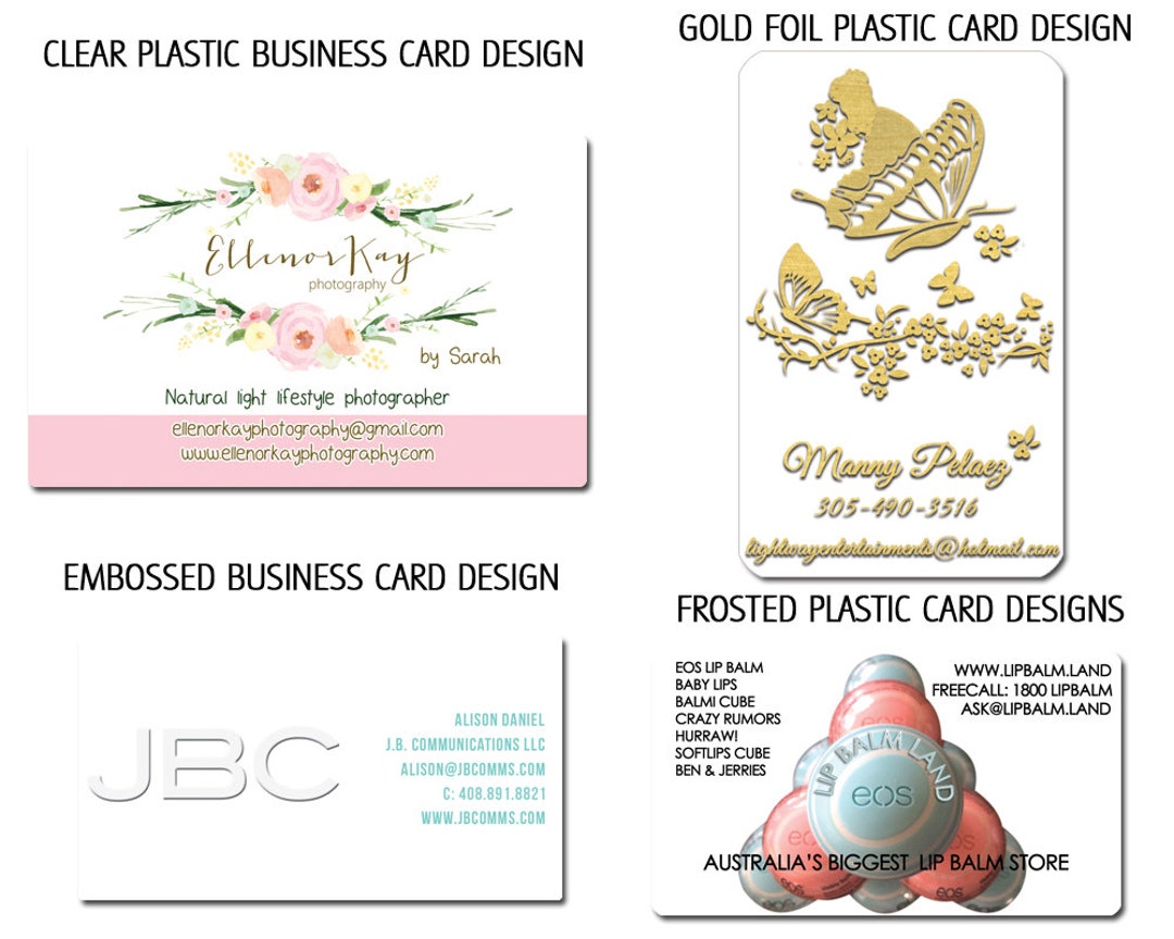 Custom Business Card or Tag Design - Custom Calling Cards Branding ...