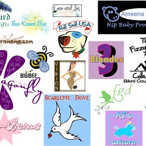 Custom Budget Logo and Clothing Label Design One Round of Free ...