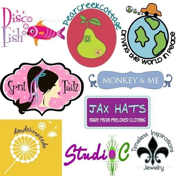 Custom budget logo and clothing label design one round of | Etsy