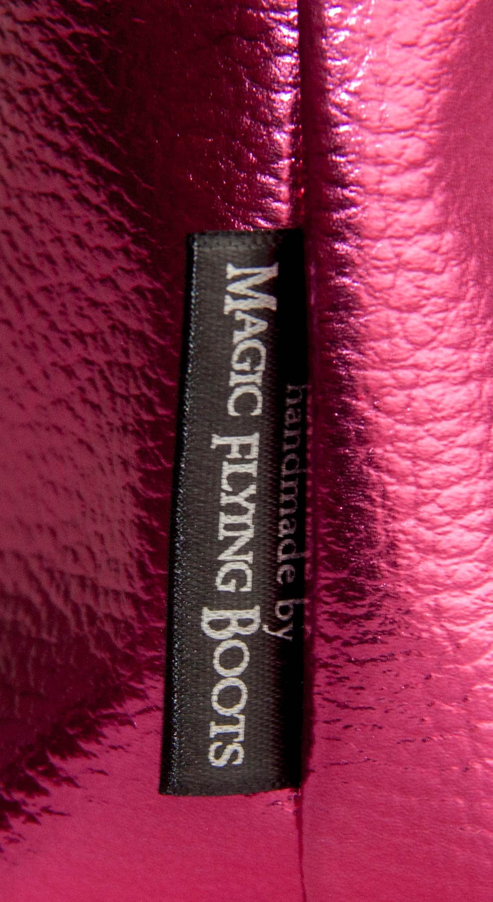 Handmade Shiny Metallic Hot Pink Cosmetics Bag With Silver Zip - Etsy