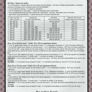 BRA PATTERN Pin up Girls Amanda & Alyssa 1014 - Etsy Australia