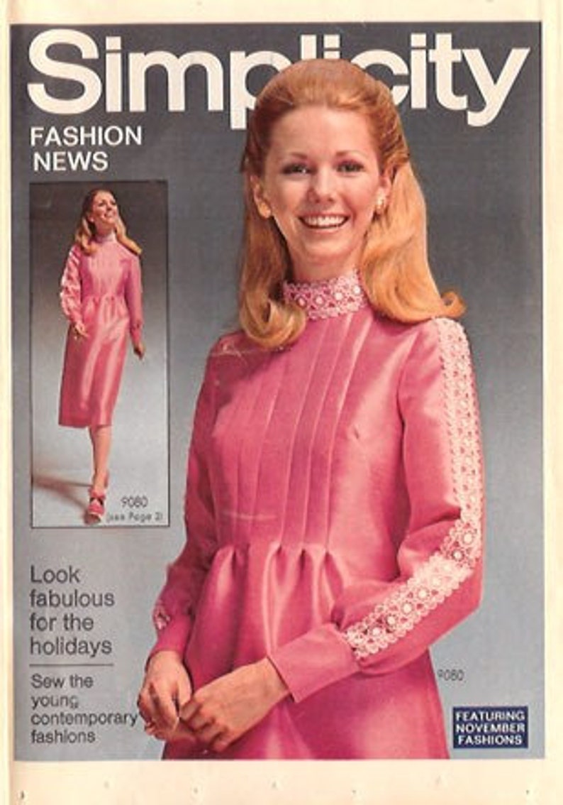 Simplicity 9080 YOUNG CONTEMPORARY FASHION Size 7JP Circa 1970 - Etsy