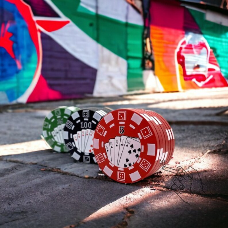 Metal Herb Grinder Poker Chips Inspired, Adventureous Grinder,funny ...