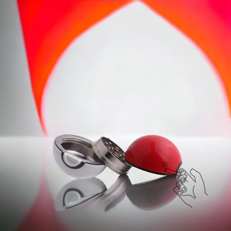 Pokeball Grinder,metal Herb Grinder,cute Grinder,funny Grinder,spice ...