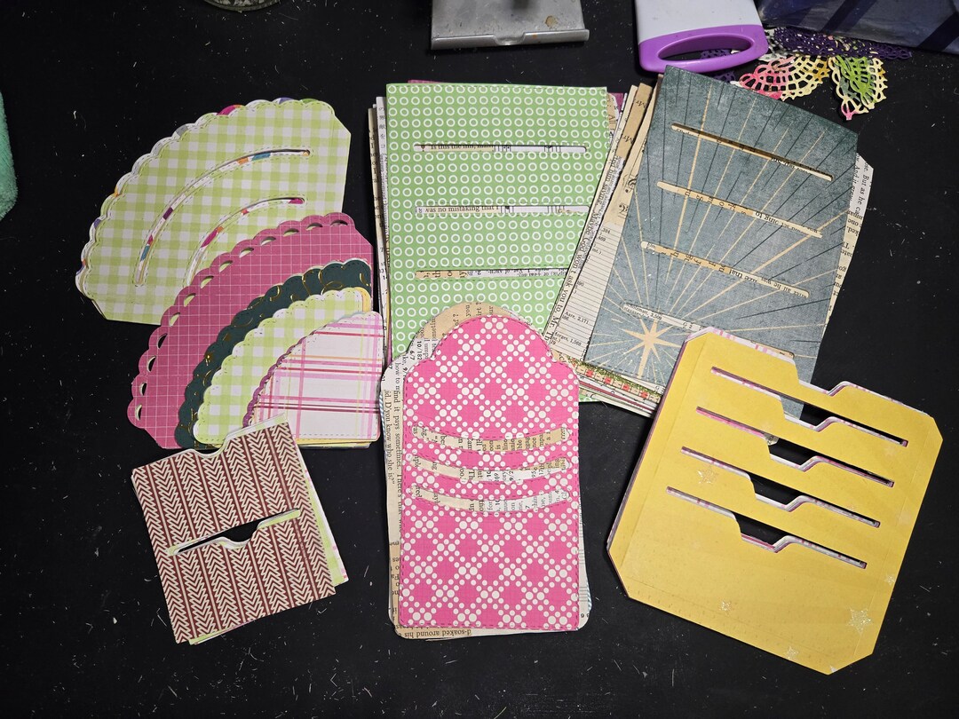 Slotted / Stacked Pockets - 5 Each Design - Etsy