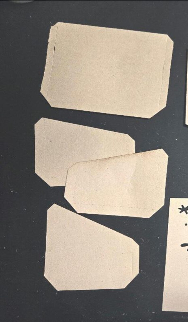Gusseted Pockets With/without Cut-outs - 5 Each Design - Etsy