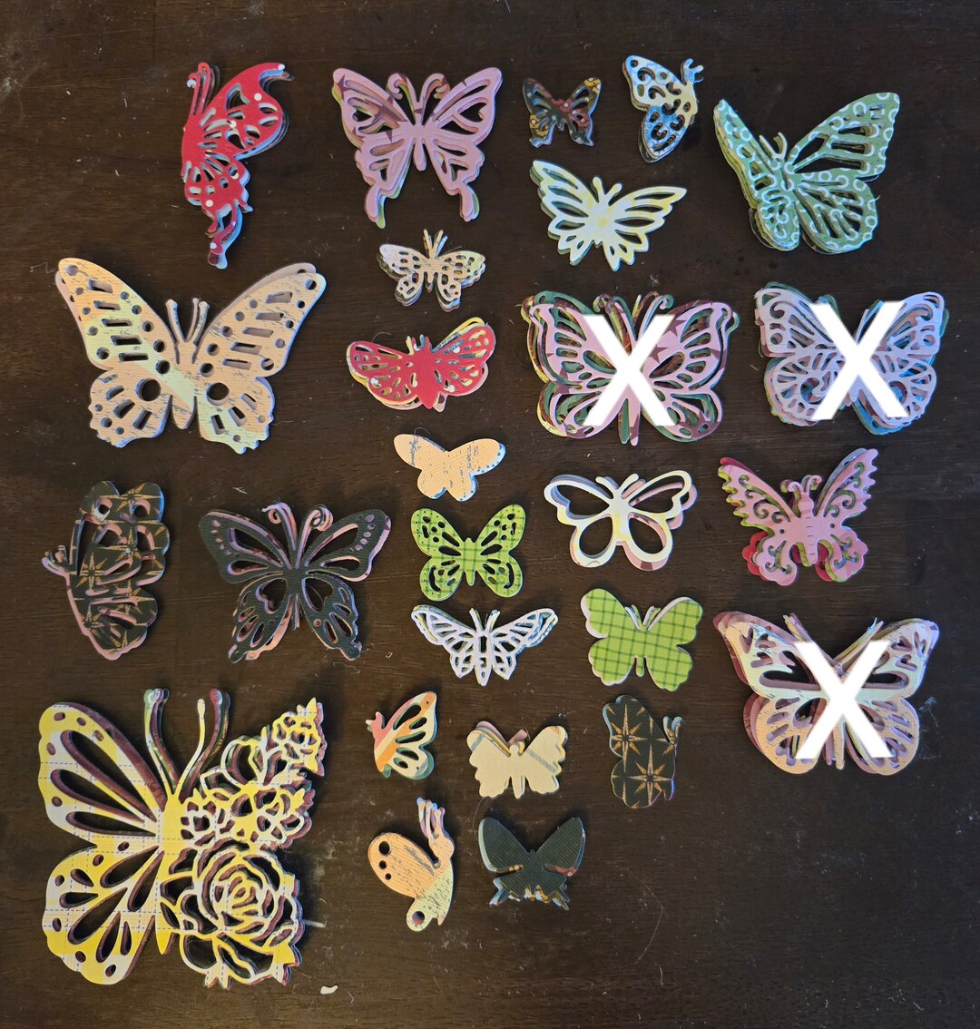 Things With Wings: Butterflies - 125 Pieces!!! - Etsy