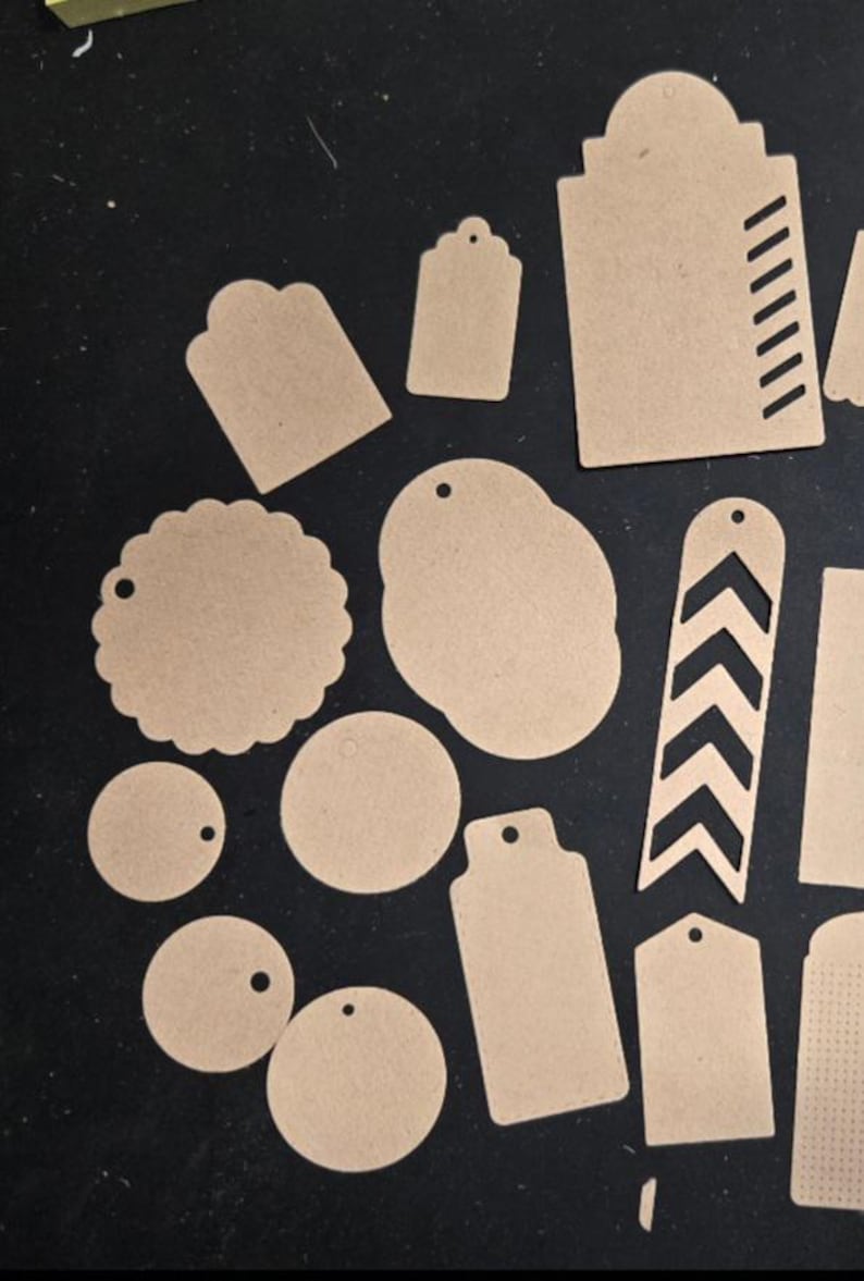 Small Tags - 3 Each Design - Etsy