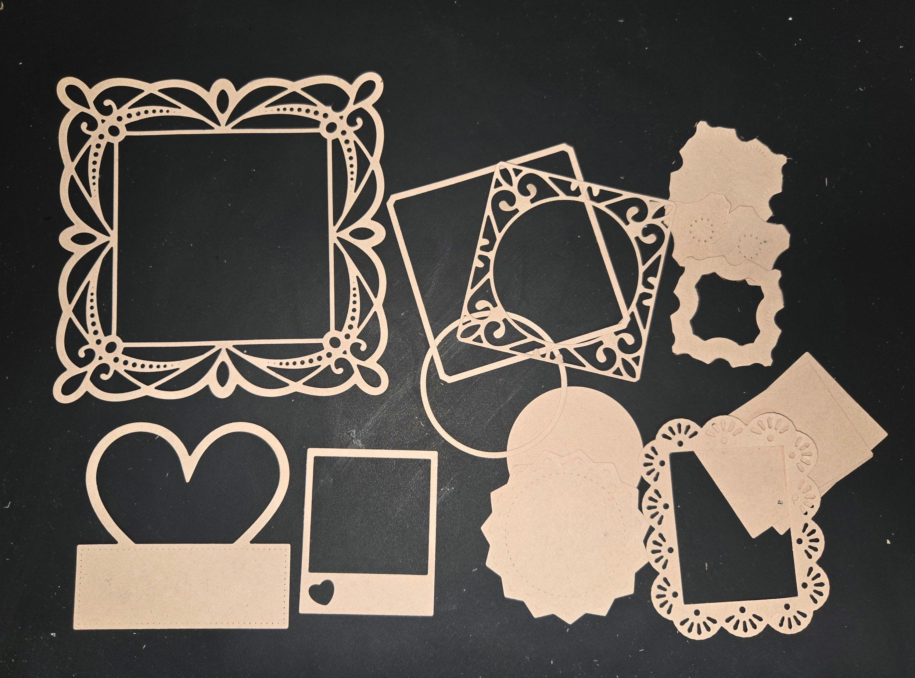 Scrapbooking Paper Frames - 3 Each Design - Etsy