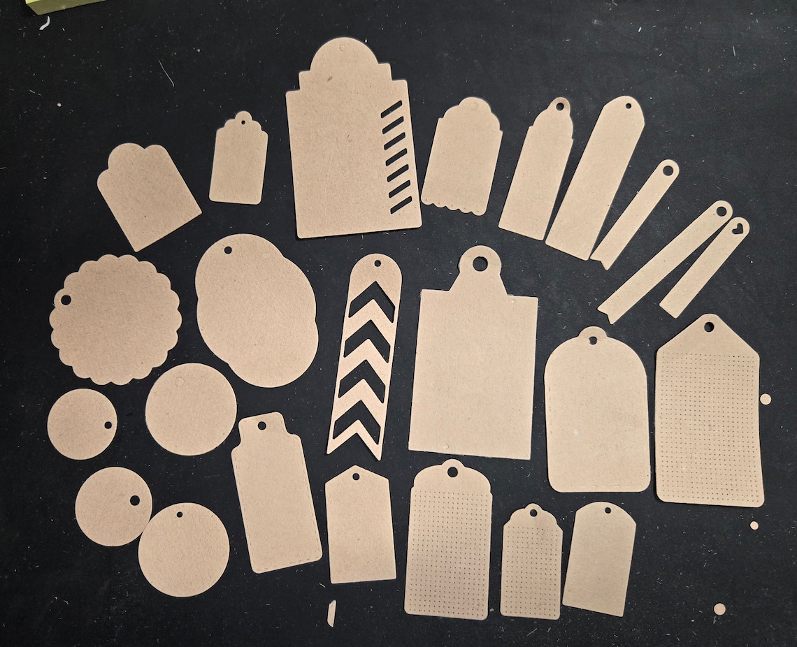 Small Tags - 3 Each Design - Etsy